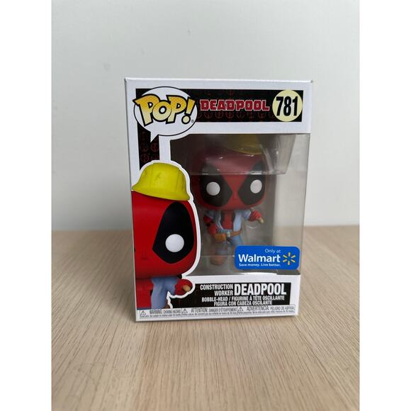 Funko | Toys | Funko Pop 78 Construction Worker Deadpool Walmart Exclusive New | Poshmark